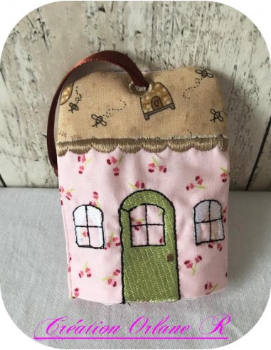 embroidery home key holder ith