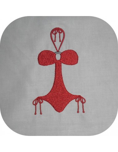 Instant download machine embroidery design swimsuit