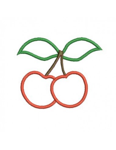 Motifs de broderie machine cerises