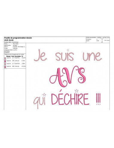 embroidery design avs