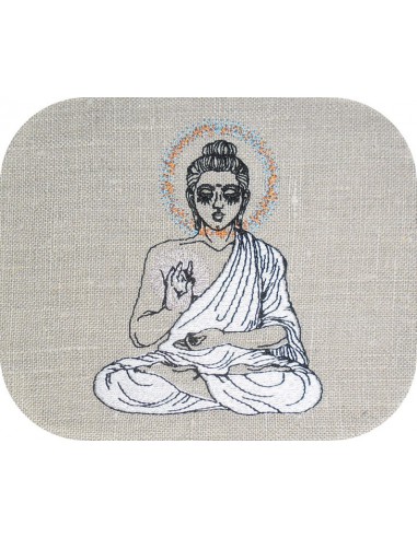 embroidery design buddha