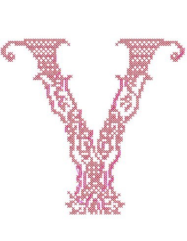 Motifs de broderie machine monogramme