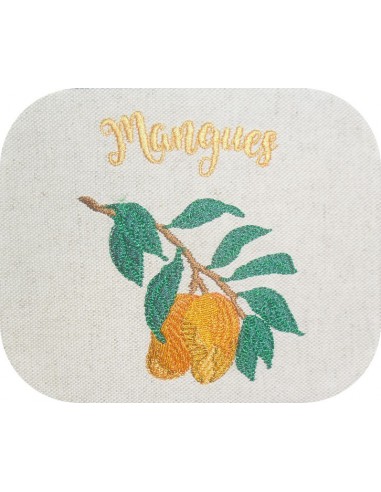 machine embroidery design mango