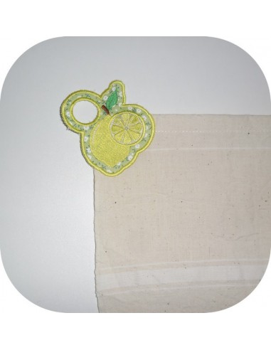 motif de broderie accorche torchon citron ITH