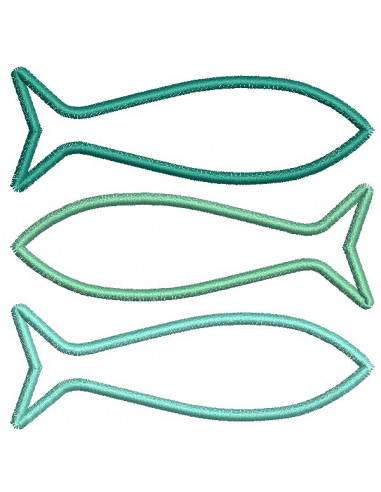 machine embroidery design applique pilchards