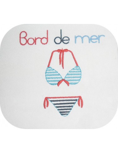 machine embroidery design bikini