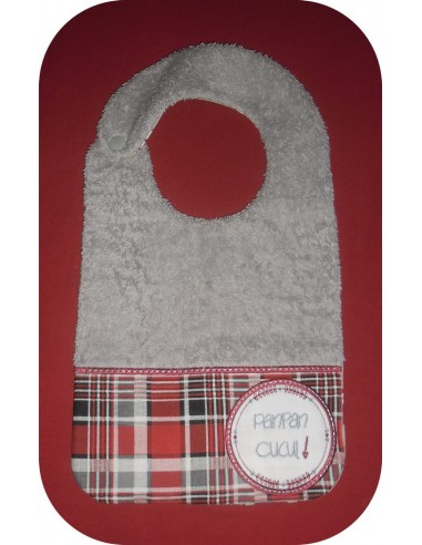 motif de broderie machine mots d'enfants panpan cucul