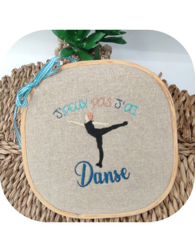 motif de broderie danse