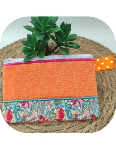 machine embroidery design pencil case ITH