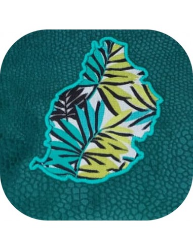 machine embroidery design applique Mauritius Island