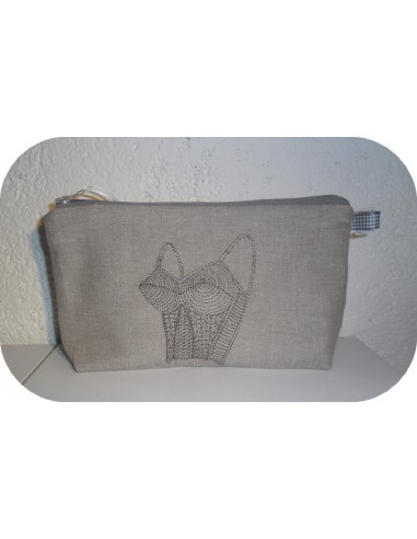 Instant download machine embroidery designer corset